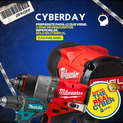 Toolwork CyberDay 2025 ⚡ Hasta 20% OFF en herramientas pro. Potencia tu talento con calidad ...