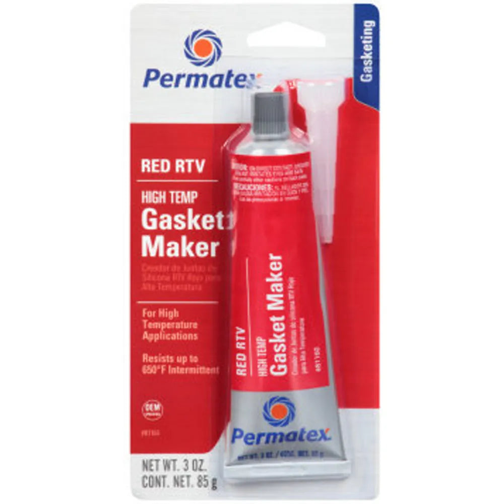 Silicona rojo rtv 26c 311gr (81409) - PERMATEX – ToolWork Chile