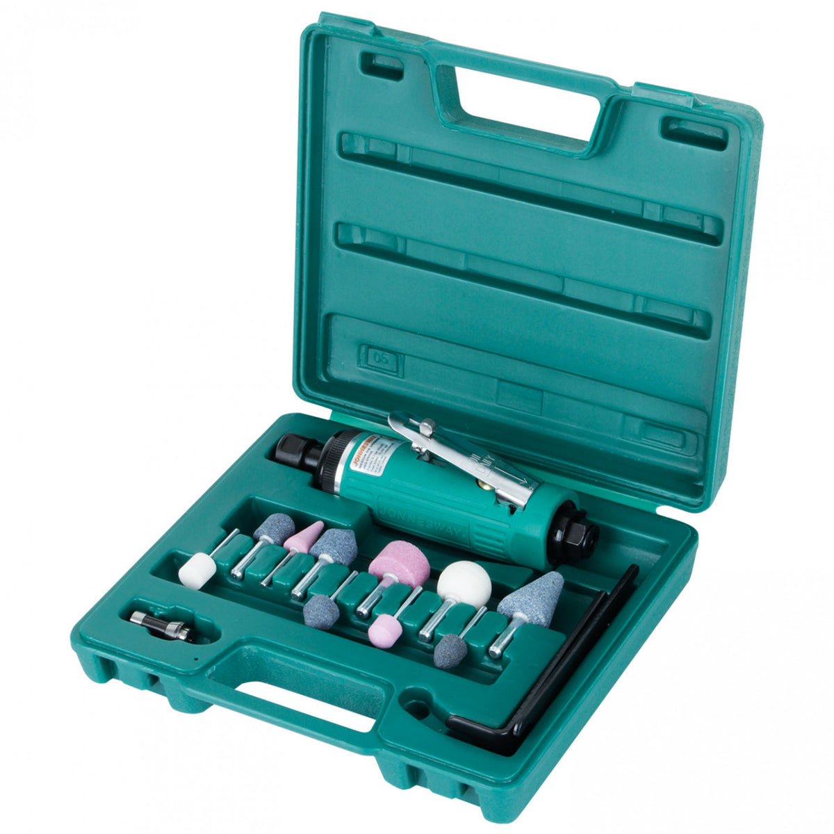 KIT MINI ESMERIL 1/4" Incluye piedras JAG-0906RK (0906RK) - JONNESWAY – ToolWork Chile