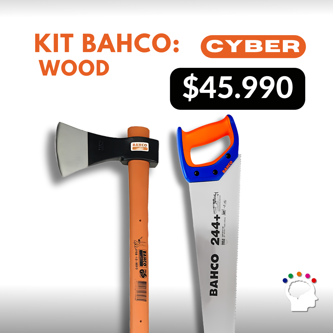 KIT BAHCO WOOD: Hachas de tipo francés con mango de fibra de vidrio + – ToolWork Chile